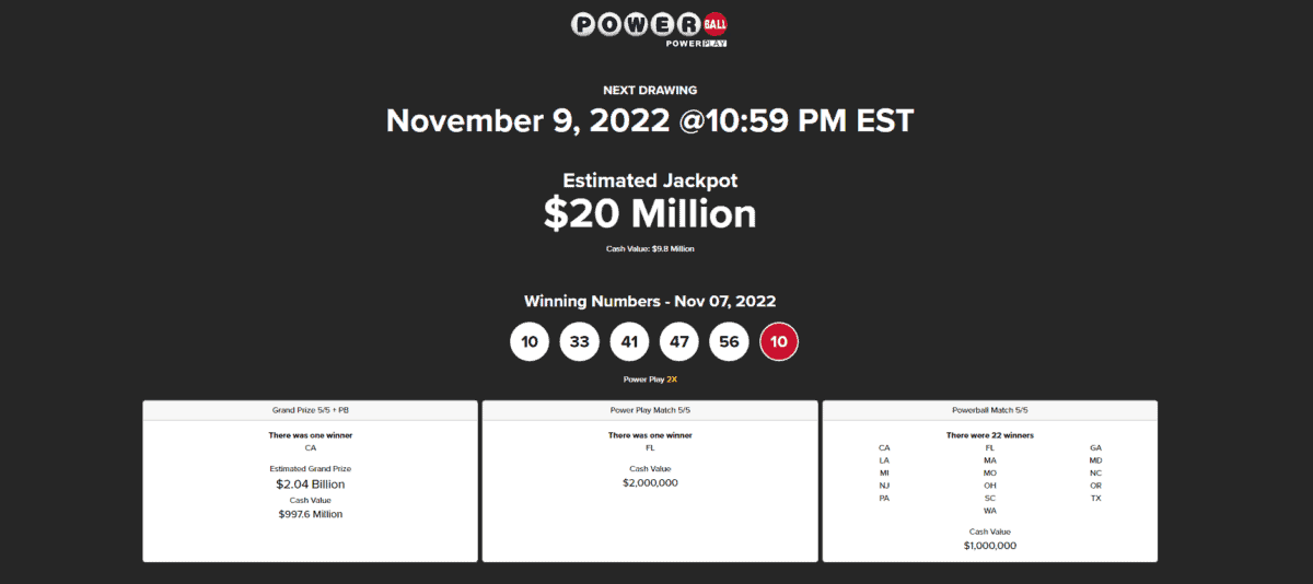 Se llevan histórico premio de más de $2,000 millones del Powerball